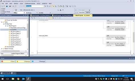 Plc Rslogix 5000 Program Structure To Handle 30 Motors