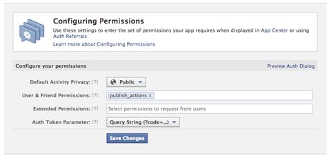 Facebook Graph Api App Permissions Do Not Apply And The Auth Dialog