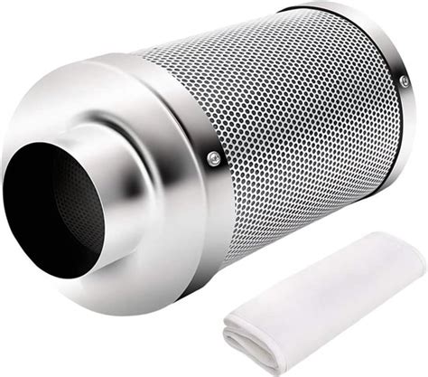 Allecto Plus Koolstoffilter 100 Mm Voor Kweektent 4 Inch Actieve