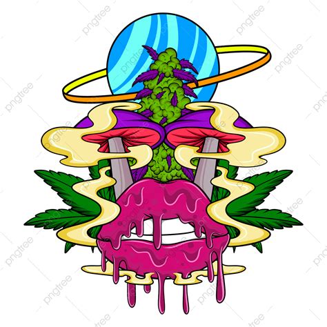 Trippy Weed Drawing Ideas