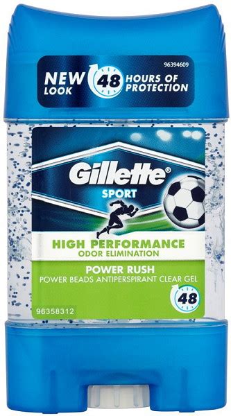 Gillette Power Beads Power Rush gel antiperspirant, BeautyCosmetic ...