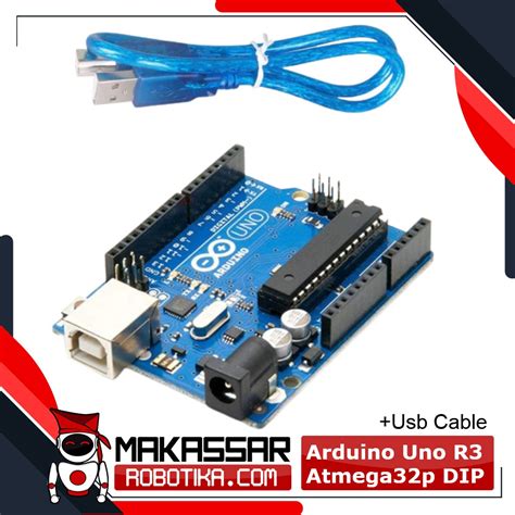 Jual Arduino Uno R Atmega P DIP Kabel USB Shopee Indonesia