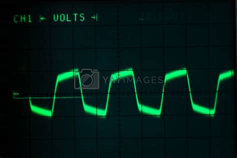 Square Wave Illustrated On An Oscilloscope By Jeffbanke Vectors And Illustrations With Unlimited