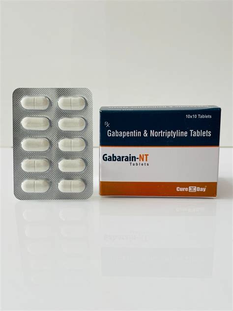 Gabapentin 400mg Nortriptyline 10mg Tablets Gabarain Nt 2 Year