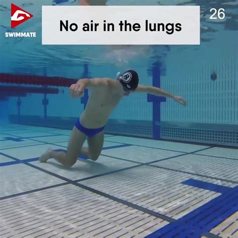 Speedo Cutie Sinking Underwater In Pool