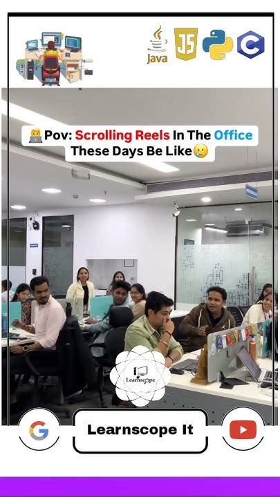 scrolling reels in the office these days 😂😂😱 coding programming