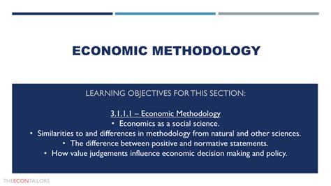 Presentation On Economic Methodology Powerpoint Slides