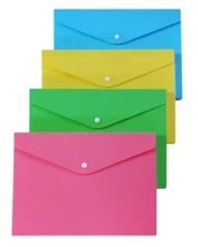 Plastic Button File Folder At Best Price In Mumbai Monex Enterprises