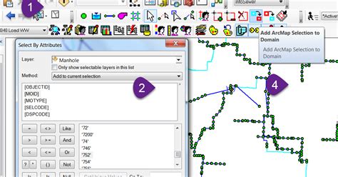 How To Use Arc Map Selection To Add To Domains In InfoSewer And InfoSWMM