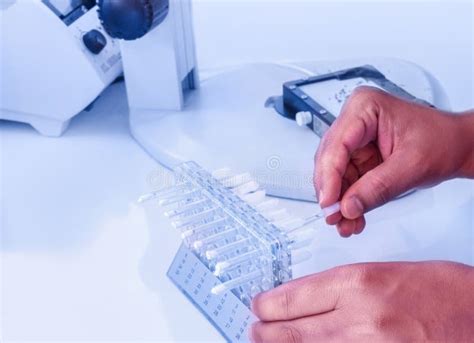 Biology Research Test Lab Virus Infection Test Stock Image Image Of