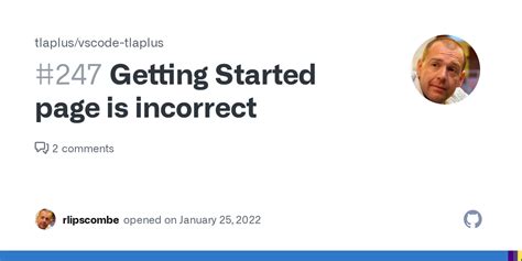 getting started page is incorrect · issue 247 · tlaplus vscode tlaplus