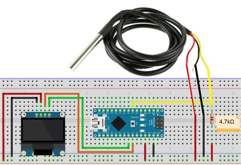 1 Wire DS18B20 Digital Waterproof Temperature Sensor With Arduino