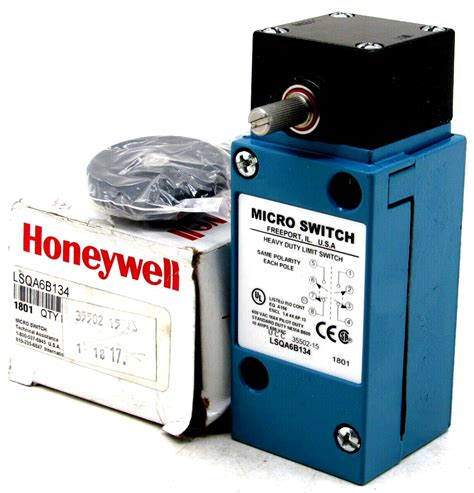 NEW HONEYWELL MICRO SWITCH LSQA6B134 LIMIT SWITCH SB Industrial Supply Inc