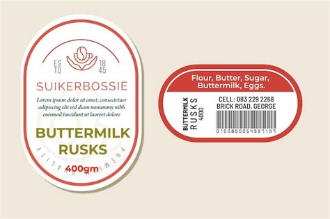 Premium Vector Label Design