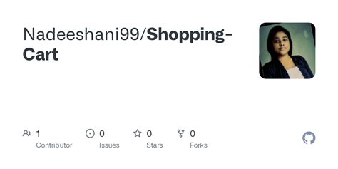 GitHub Nadeeshani Shopping Cart