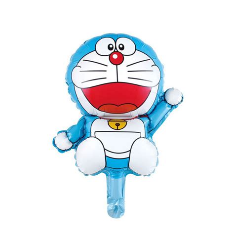 Bong Bóng Kiếng Tráng Nhôm Trang Trí Doreamon Mini