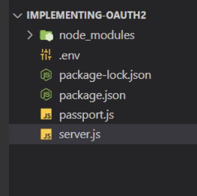 OAuth Authentication With Node JS And PassportJS