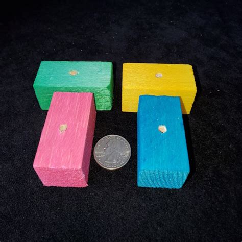 Balsa Wood Squares Parrot Wood Bird Toy Making Parts