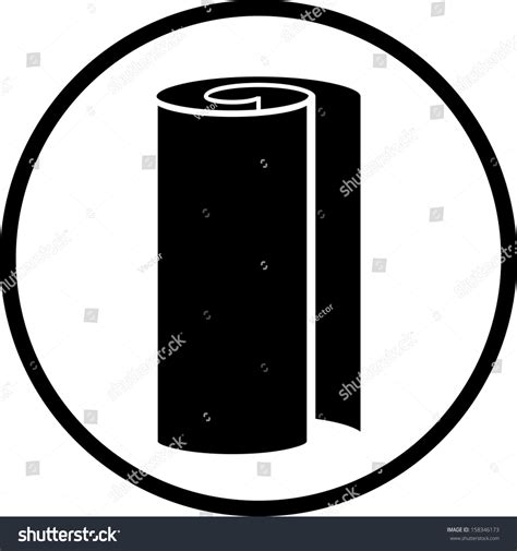 Paper Textile Fabric Roll Stock Vector Royalty Free 158346173 Shutterstock