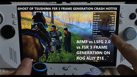Ghost of Tsushima FSR Frame Generation Crash Hotfix (AMD) | FSR vs LSFG vs AFMF Performance Rog ...