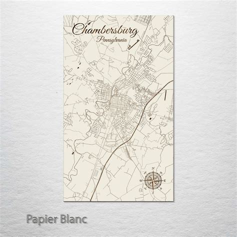 Chambersburg Pennsylvania Street Map