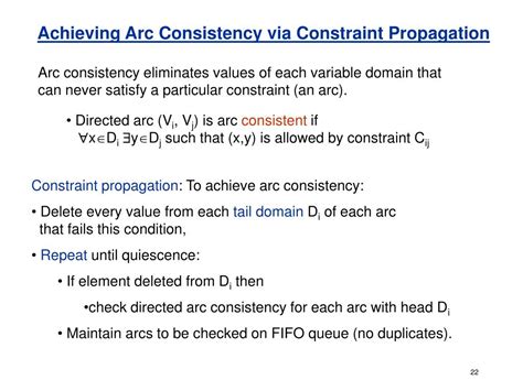 Ppt Constraint Satisfaction Problems Formulation Arc Consistency And Propagation Powerpoint