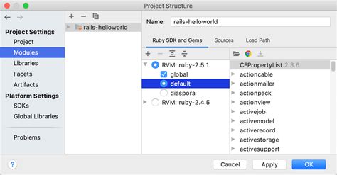 Configure A Ruby Interpreter Intellij Idea