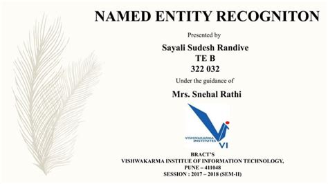 named entity recognition pptx computing technology and computing