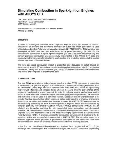 Pdf Combustion Modeling Dokumentips