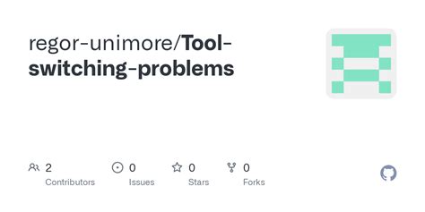 Github Regor Unimoretool Switching Problems