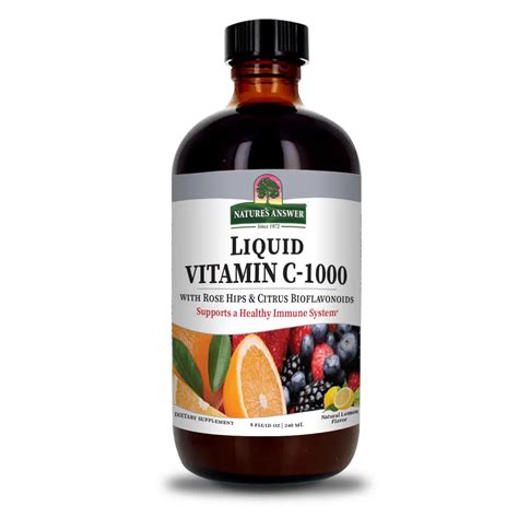 Natures Answer Liquid Vitamin C 237 Ml 8 Oz Nahdi