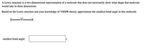 Solved The Three Dimensional Structure Of A Generic Molecule