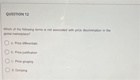 Solved Which Of The Following Terms Is Not Associated With