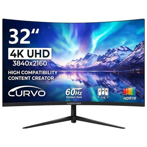32 Inch Monitor Curved 4k Uhd3840x2160p 60hz1500r Va Panelcomputer