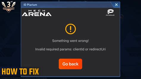 Something Went Wrong Invalid Required Params Clientid Or Redirecturi