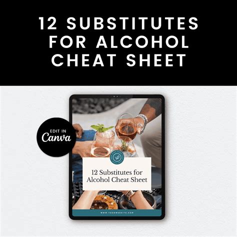 12 Substitutes For Alcohol Cheat Sheet Hellocontent