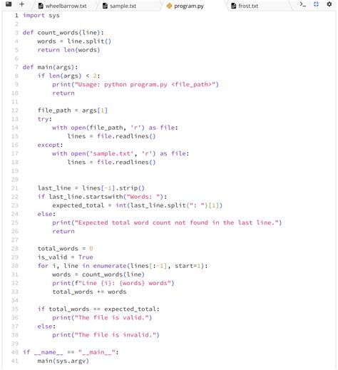 Solved Write A Program That Prints The Total Number Of Words