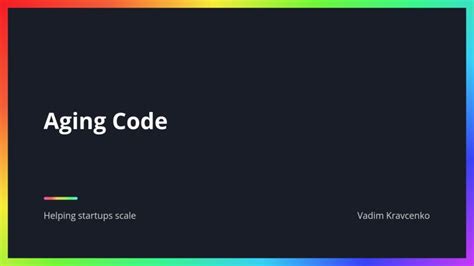 Geshan Manandhar On Linkedin Aging Code