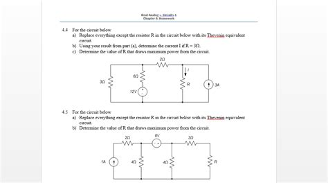 solved real analog cirkuits1 chapter 4 homework 4 4 for the