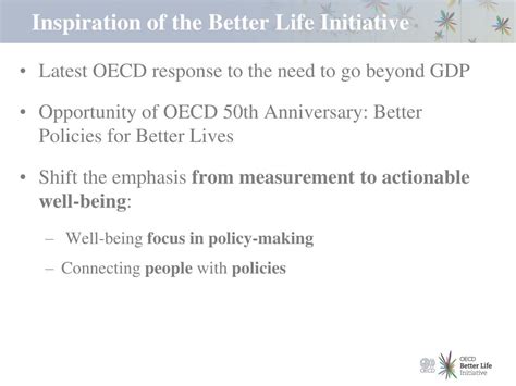 Ppt The Oecd Better Life Initiative Powerpoint Presentation Free Download Id 2111671