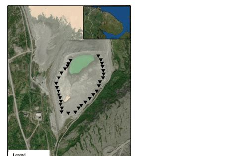Schematic Map Of Sampling Points On The Tailings Dump Surface Download Scientific Diagram