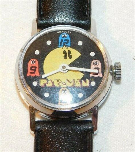 Rare Old Pac Man Pacman Pac Man Video Game Character Watch Runs