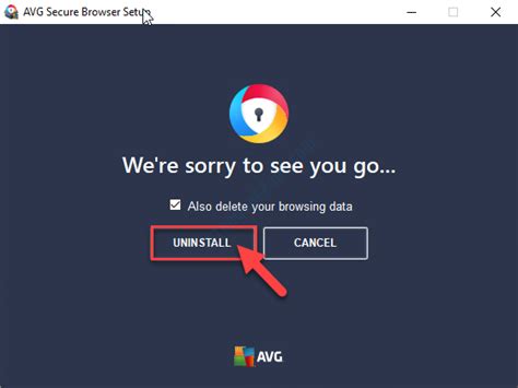 Fix Avg Secure Browser Wont Uninstall Problem
