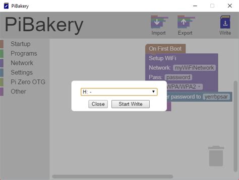 configure your raspberry pi installation with pibakery