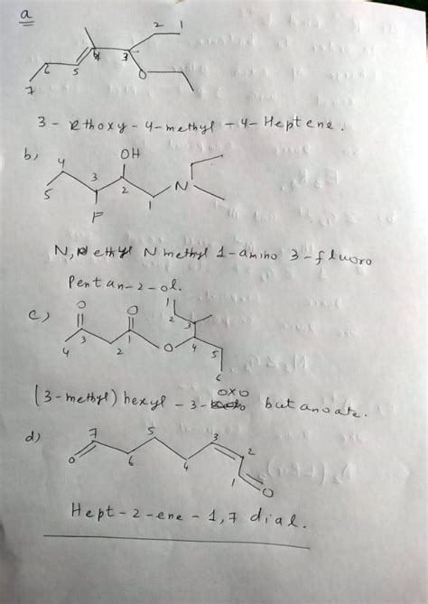 [Solved] Name the following compounds, no explanation needed.. E. Name ...