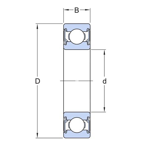6000 2RS SKF Kulelager - Kulelager AS