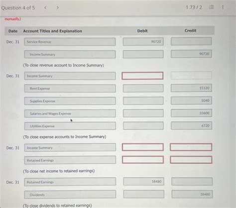 Solved To Close Dividends To Retained Earnings Current