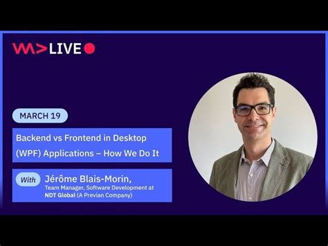 Free Video The Ultimate Backend Vs Frontend Strategy For Wpf Developers From Wearedevelopers