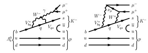 Possible Feynman diagrams from Λ b pK µ µ decays Download Scientific Diagram