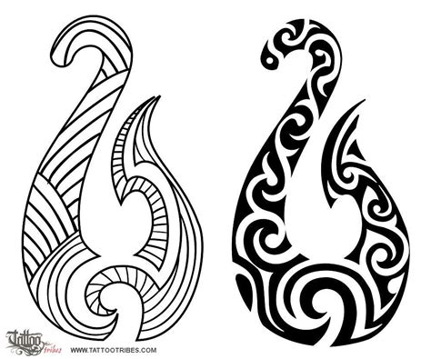 Polynesian Hook Tattoo Polynesian Hook Meaning Maui Hook Outline